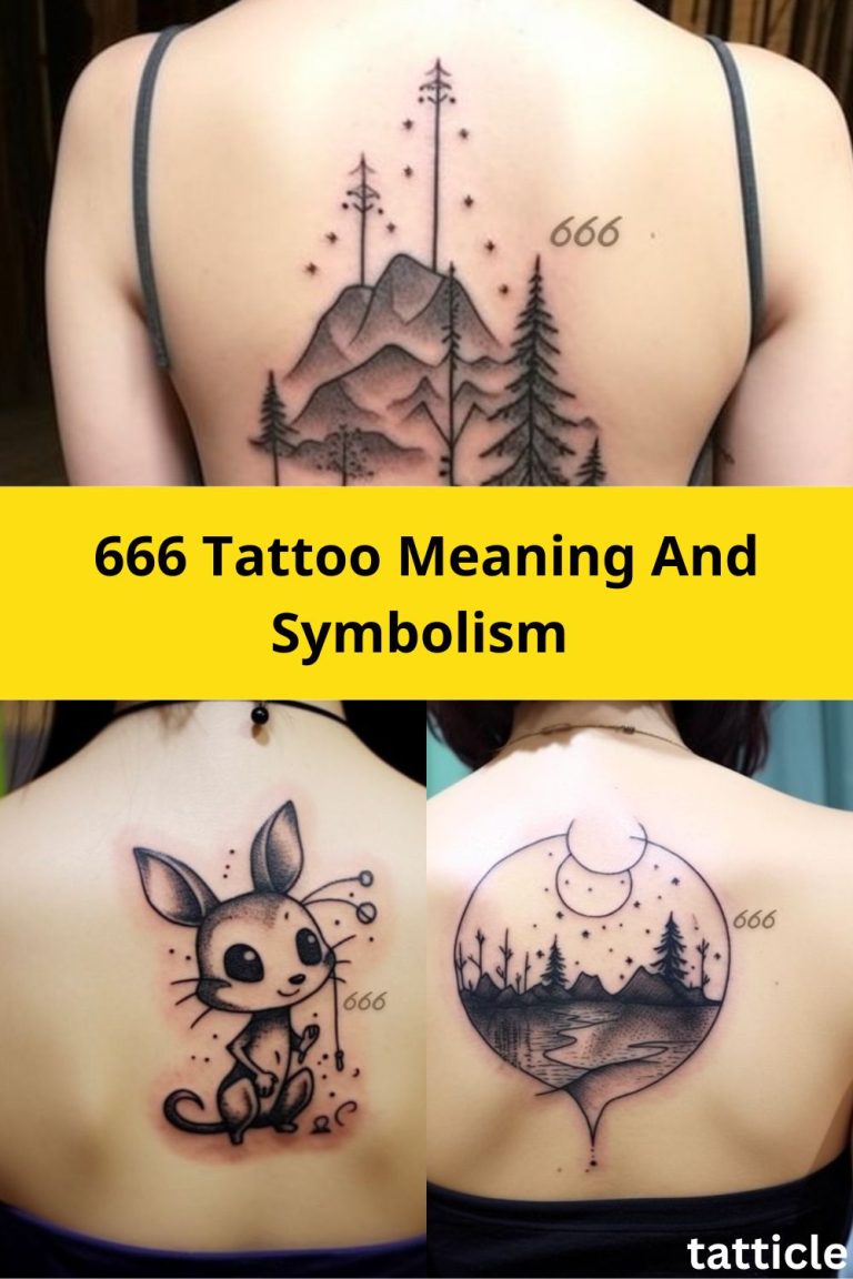 666 Tattoo Meaning and Symbolism - Tatticle