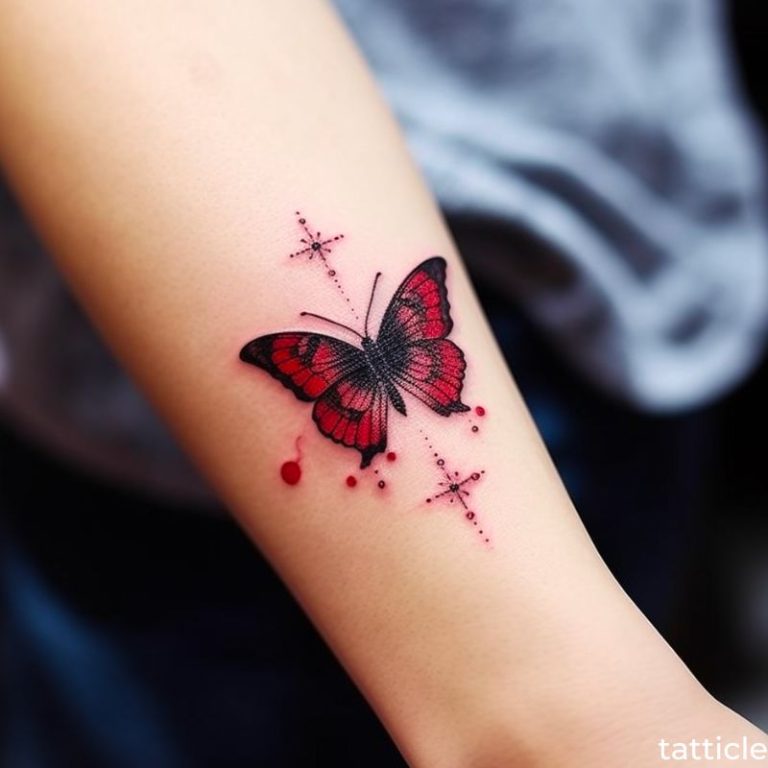 Red Butterfly Tattoo Meaning and Symbolism - Tatticle