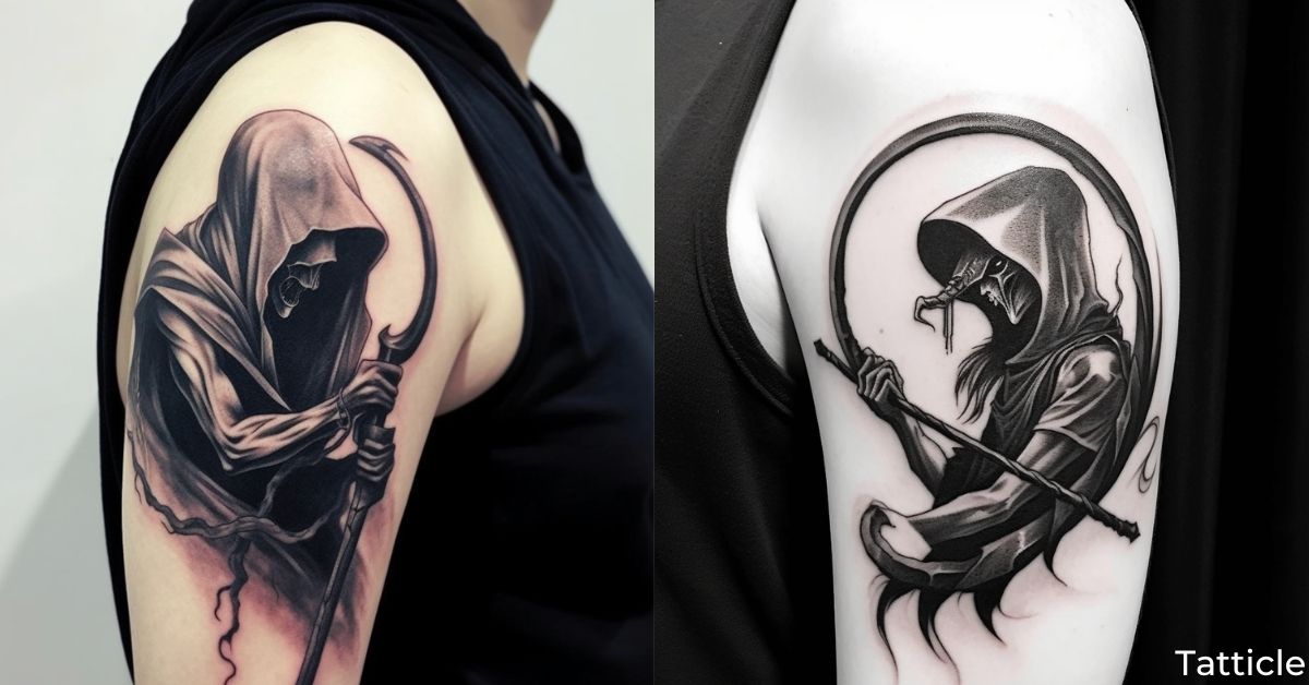 Scythe Tattoo Meaning and Symbolism - Tatticle