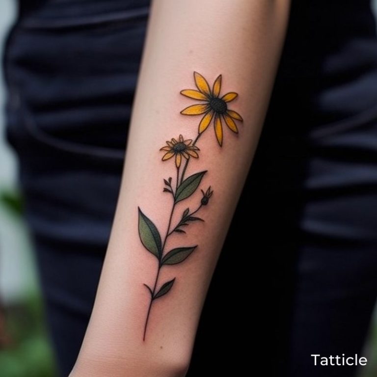 Black Eyed Susan Tattoo Meaning and Symbolism - Tatticle