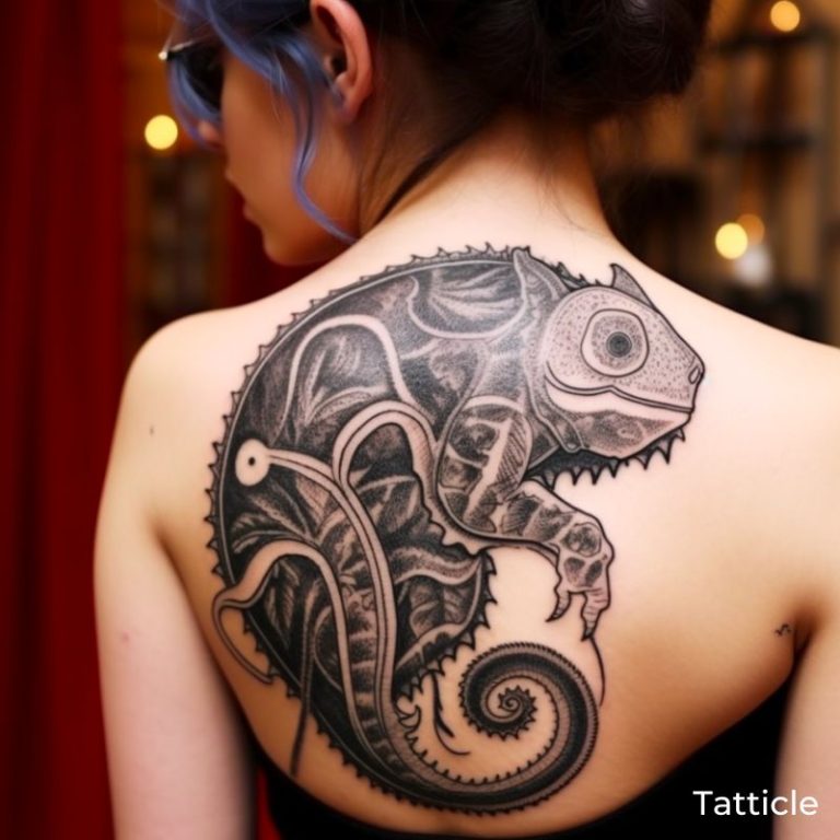 Chameleon Tattoo Meaning and Symbolism - Tatticle