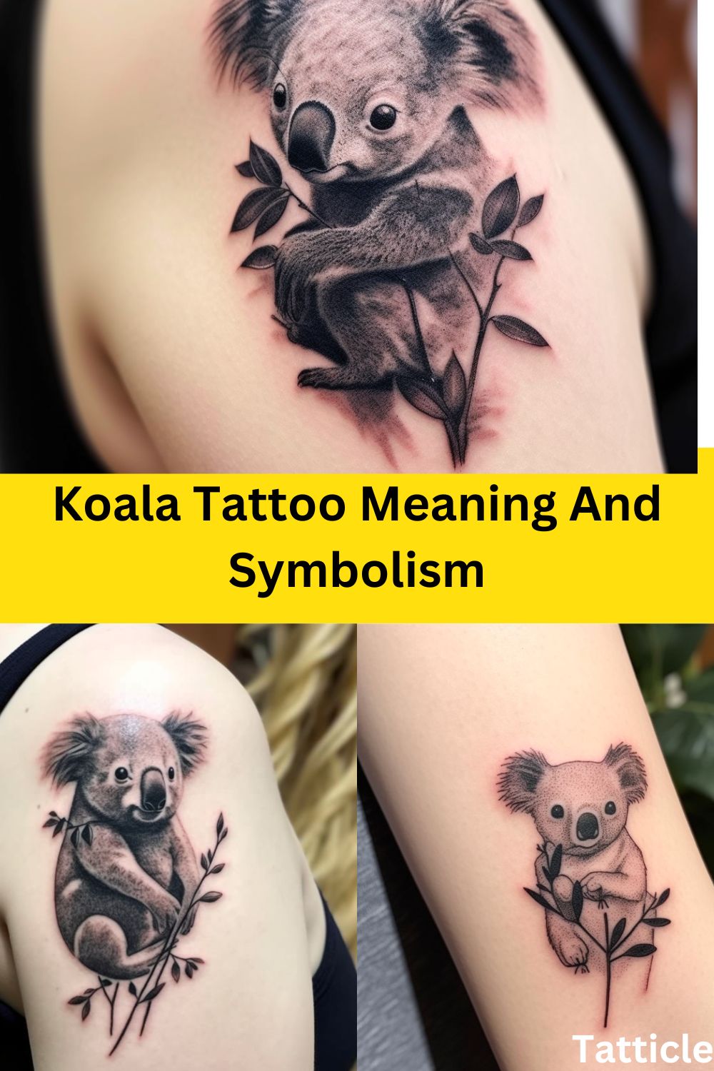 Koala Tattoo Meaning and Symbolism - Tatticle