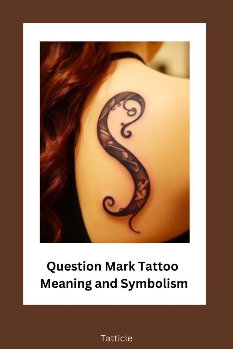 Question Mark Tattoo Meaning And Symbolism - Tatticle