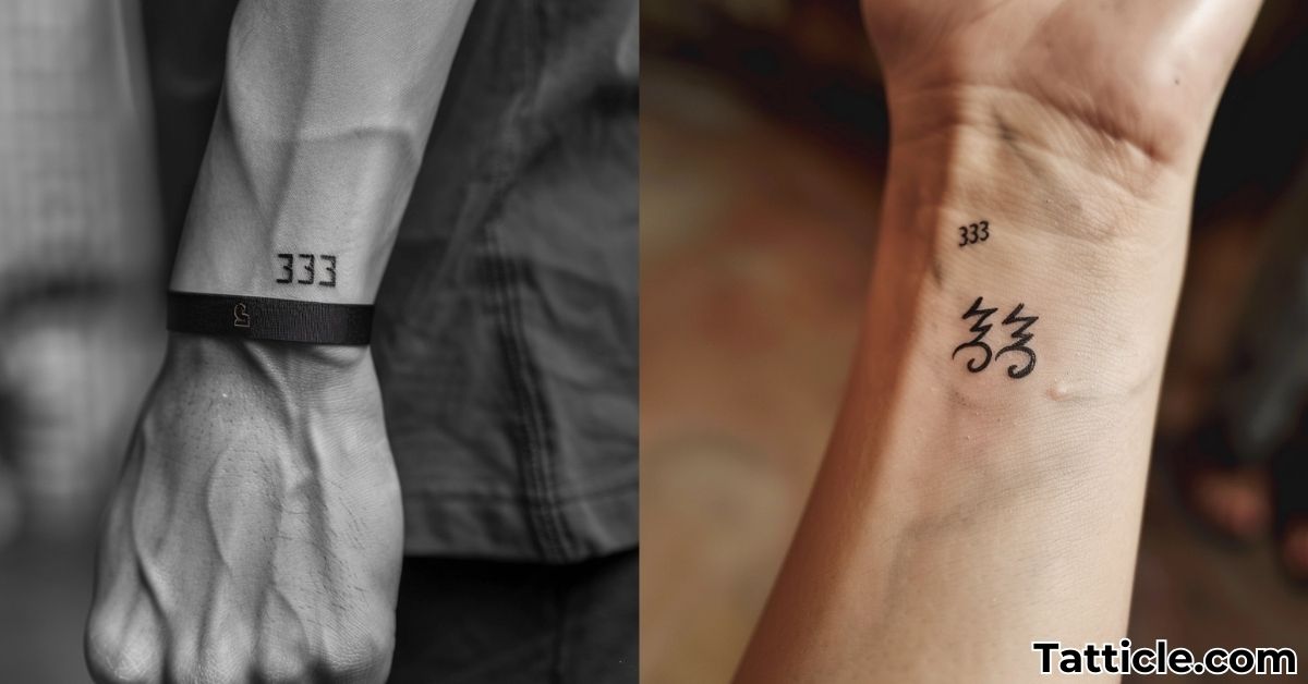 333 Tattoo Meaning: Unveiling Its Spiritual Mystique and Personal ...