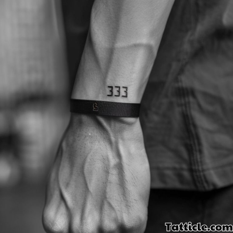 333 Tattoo Meaning: Unveiling Its Spiritual Mystique and Personal ...
