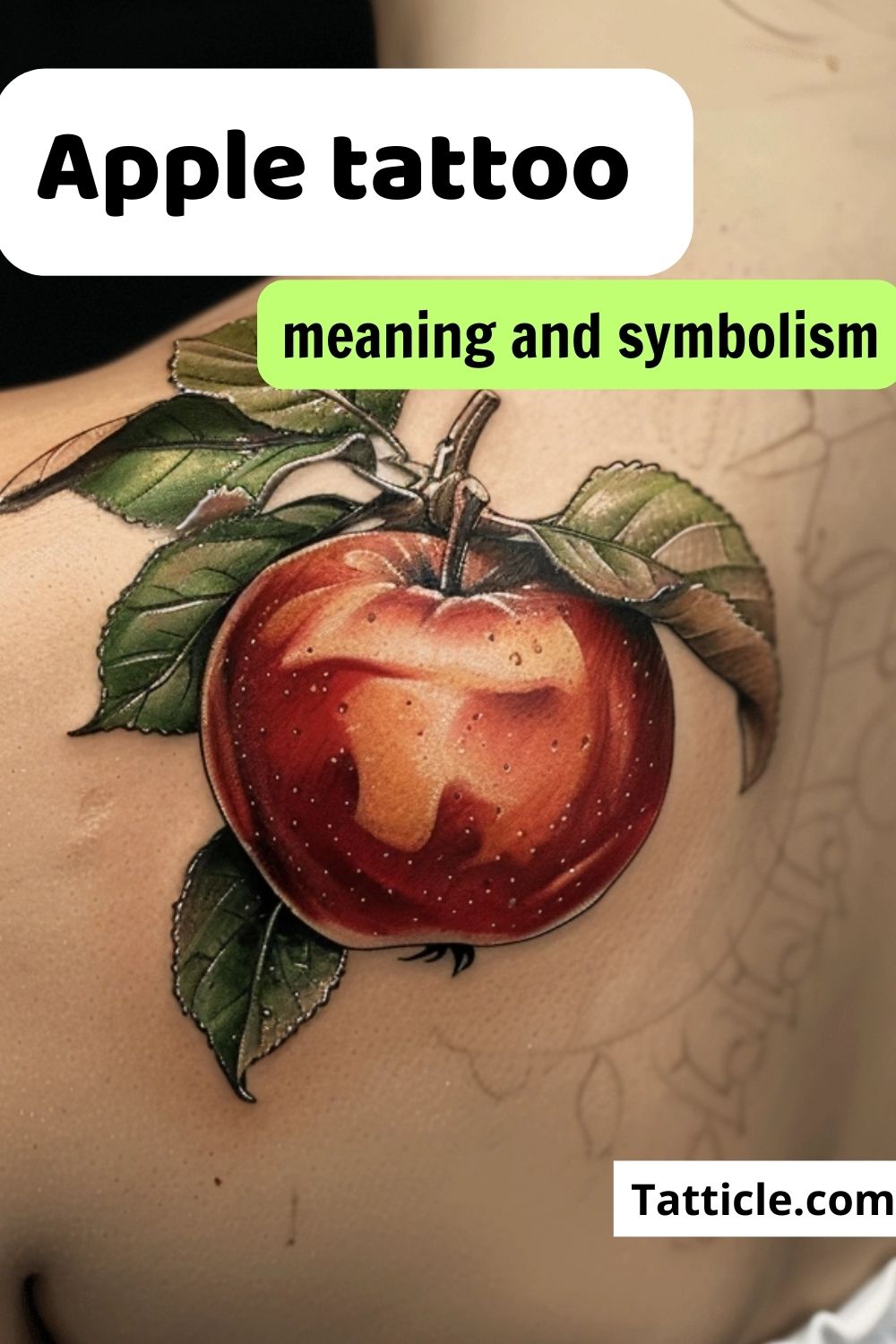 Unlocking the Apple Tattoo Meaning: Fertility, Innovation & More ...