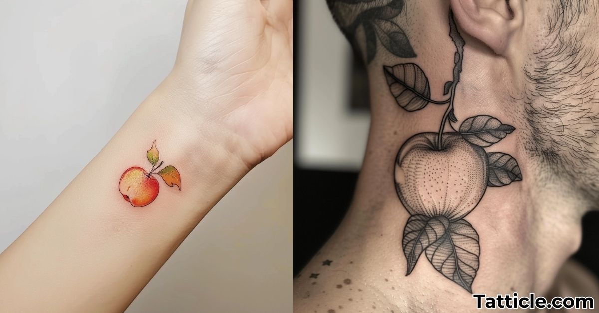 Unlocking the Apple Tattoo Meaning: Fertility, Innovation & More ...