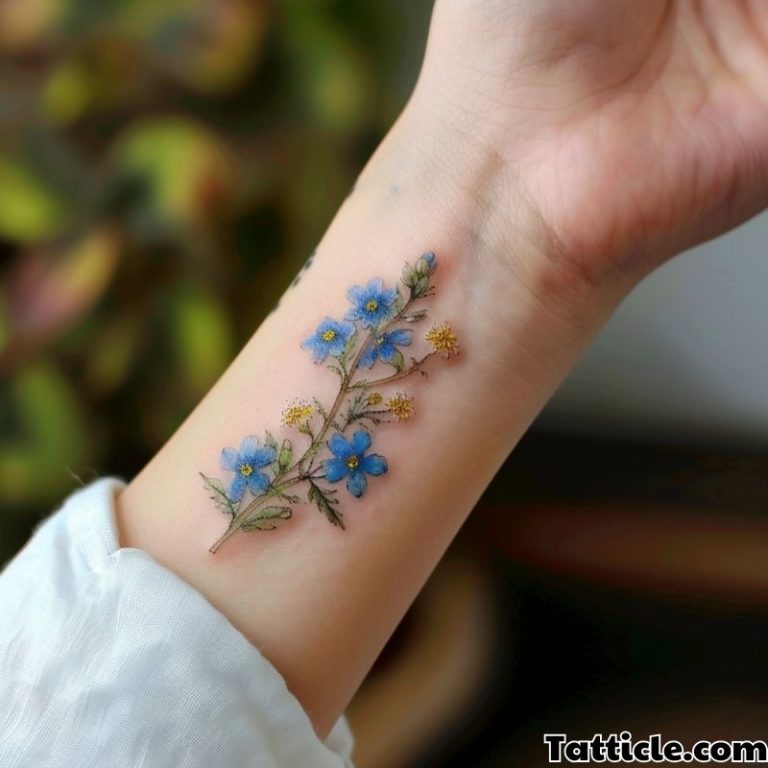 Forget Me Not Tattoo Meaning: Unveiling Love & Memory in Ink - Tatticle