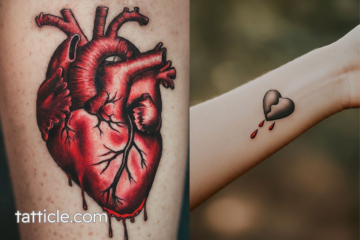 Bleeding Heart Tattoo Meaning: Inspiring Ideas That Will Touch Your ...