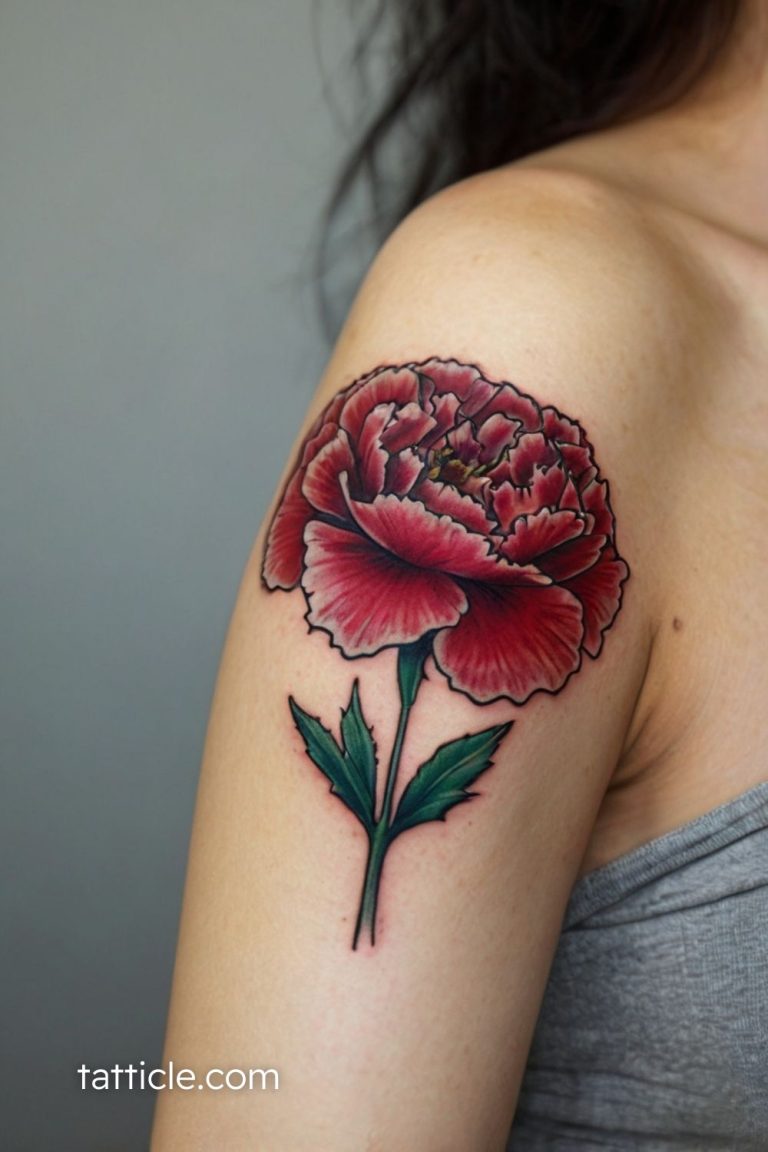 Carnation Tattoo Meaning: Discover Deep Symbolism and Inspiring Ideas ...