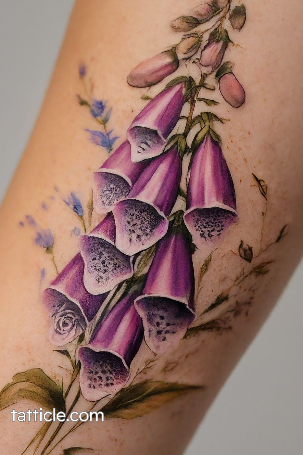 Foxglove Tattoo Meaning: Stunning Ideas You Need to See for Your Next Ink - Tatticle