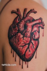 Bleeding Heart Tattoo Meaning: Inspiring Ideas That Will Touch Your Soul - Tatticle