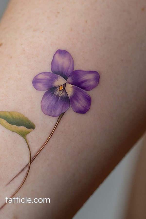 Violet Tattoo Meaning: Unique Ideas You Need to See Before Your Next ...