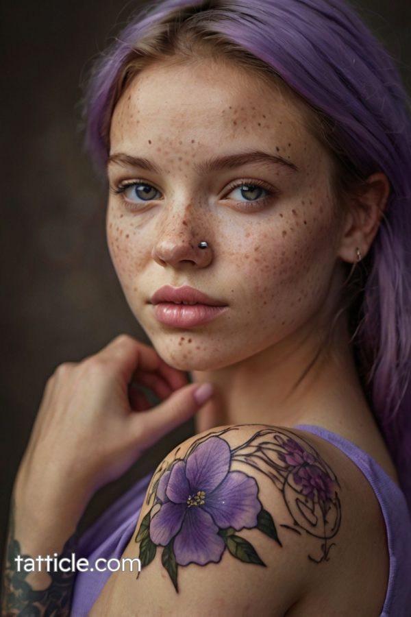 Violet Tattoo Meaning: Unique Ideas You Need to See Before Your Next ...