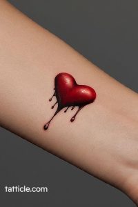 Bleeding Heart Tattoo Meaning: Inspiring Ideas That Will Touch Your ...