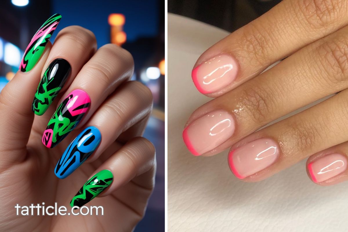 Neon Nails Ideas: 15 Dazzling Designs You'll Want to Try Now - Tatticle