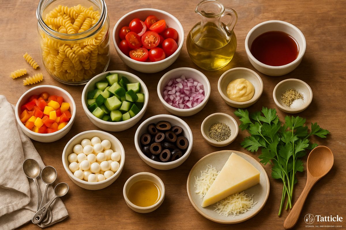 The Best Pasta Salad Recipe: Easy, Colorful, and Foolproof - Tatticle