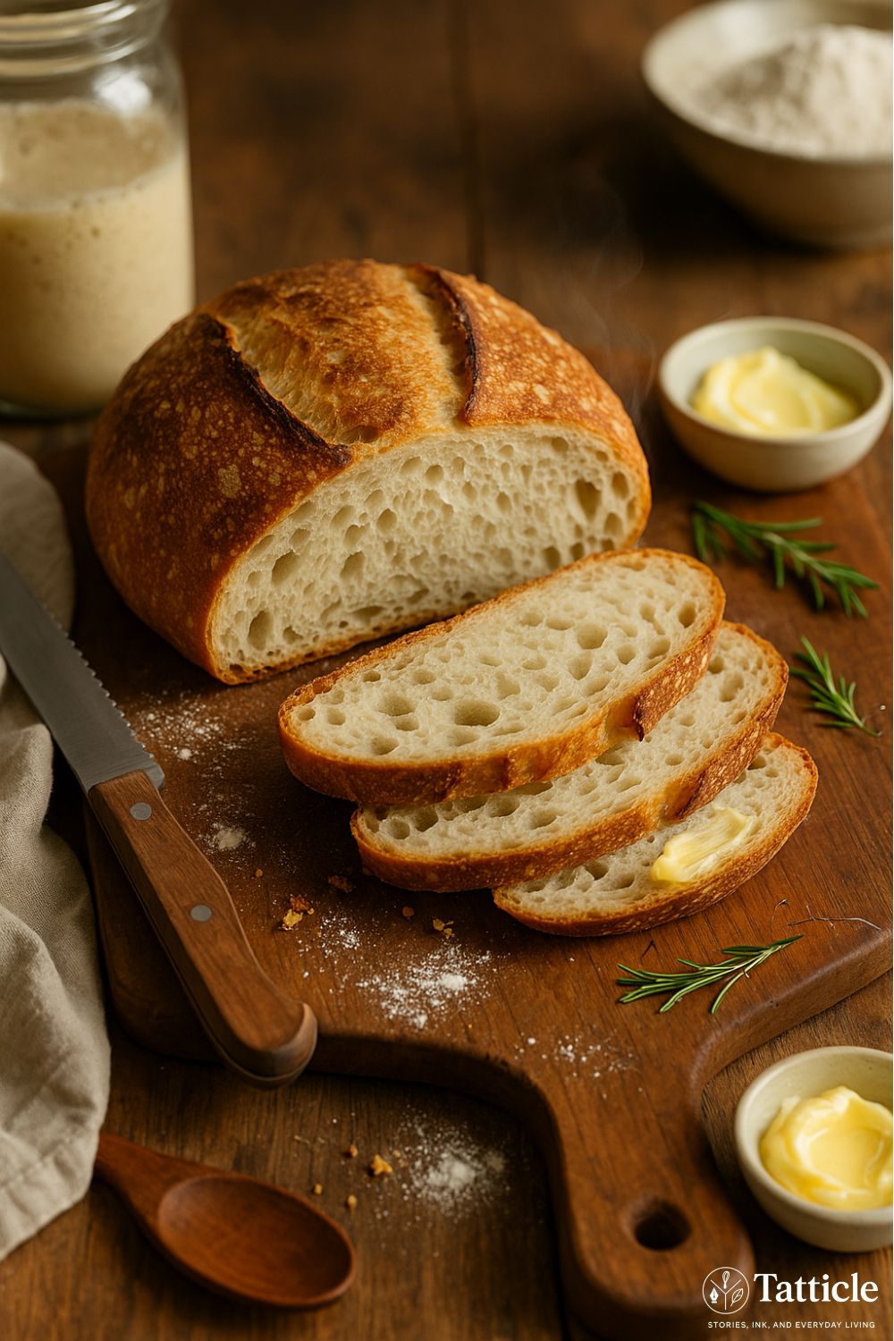 The Best Sourdough Bread Recipe: Easy, Crusty, Foolproof - Tatticle