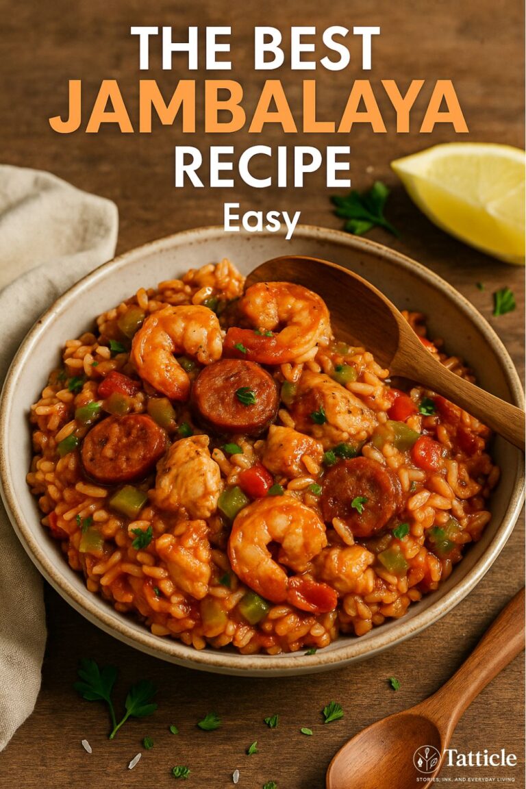 The Best Jambalaya Recipe: Flavorful, Hearty & Foolproof - Tatticle