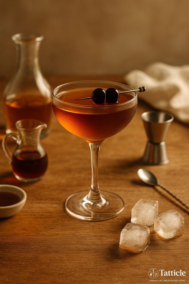 The Best Manhattan Recipe: Classic, Smooth, Foolproof - Tatticle