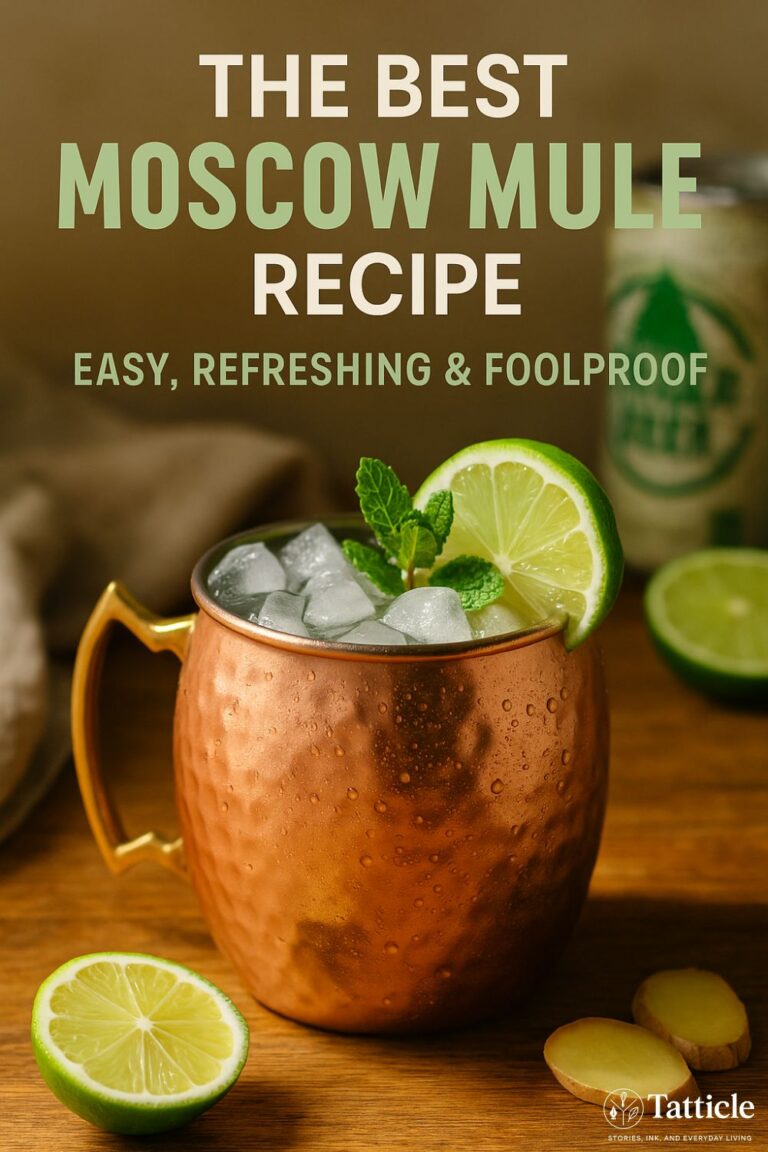 The Best Moscow Mule Recipe: Easy, Refreshing, Foolproof - Tatticle