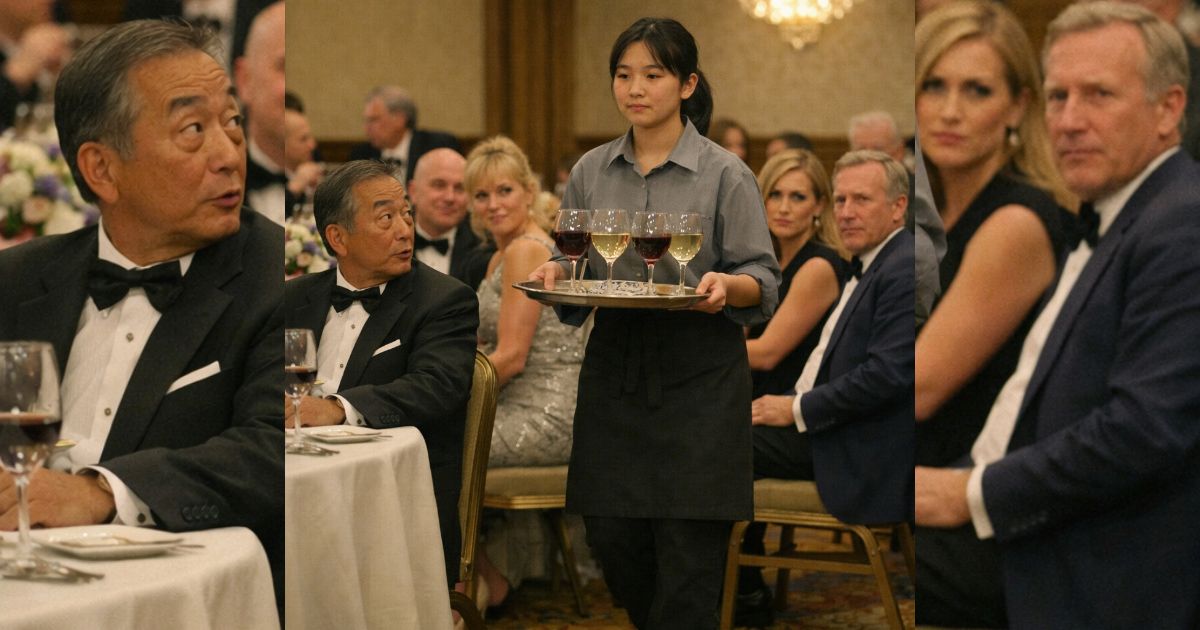 The Banquet Server They Mocked Spoke Once and Changed the Entire Room ...